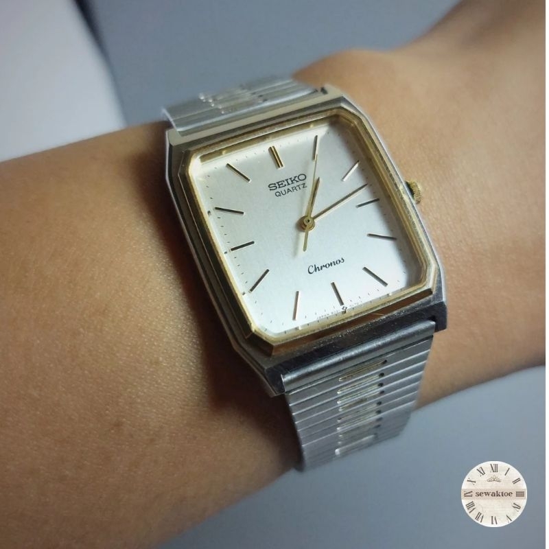 Jual Seiko Chronos Two Tone Tank Vintage Original | Shopee Indonesia