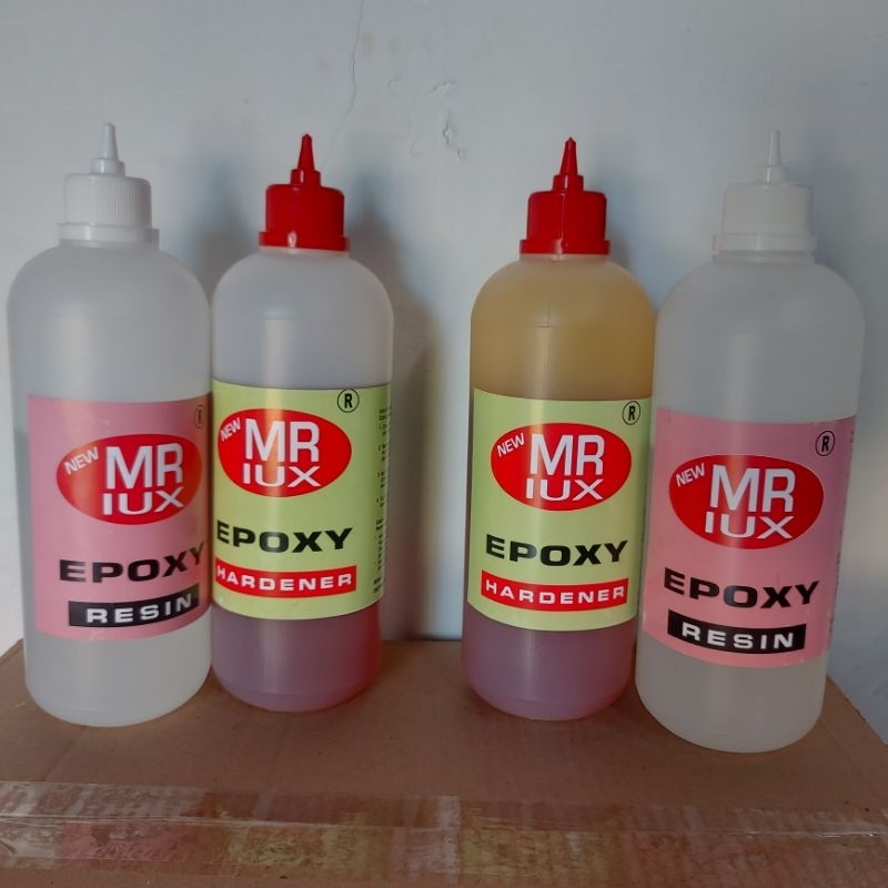 Jual BESAR lem epoxy New Mr Lux 2 komponen(resin&hardener) | Shopee Indonesia