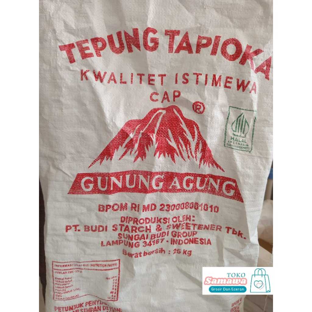Jual SAMAWA - TEPUNG TAPIOKA GUNUNG AGUNG 25 KG /ACI GUNUNG AGUNG ...