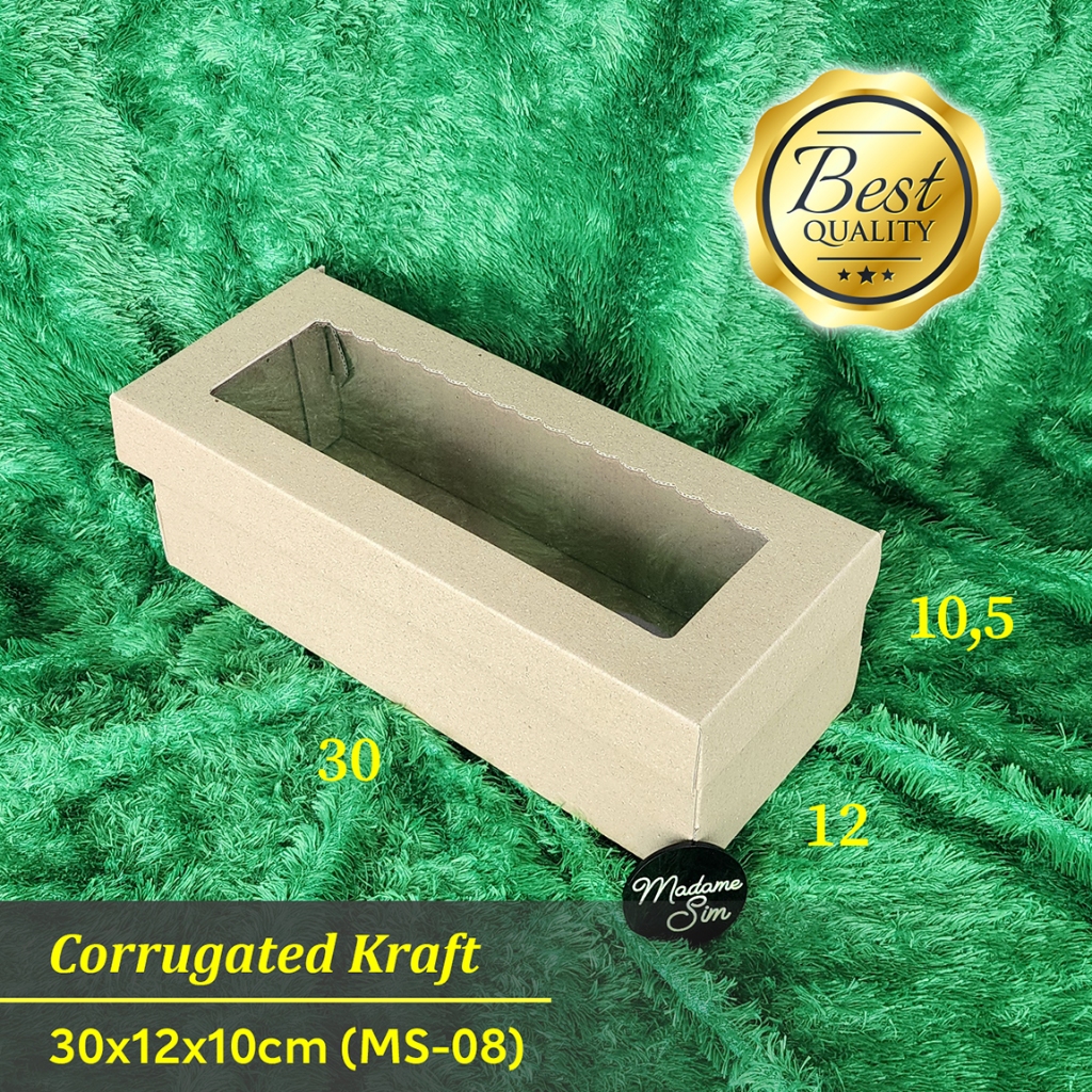 Jual KOTAK KUE - CAKE BOX - DUS BOLU 30x12x10 - MS-08 (ISI : 10 PCS ...