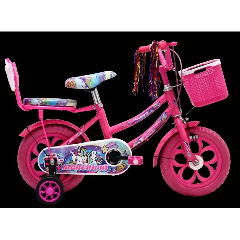 Jual sepeda anak 12" inch monchichi | Shopee Indonesia