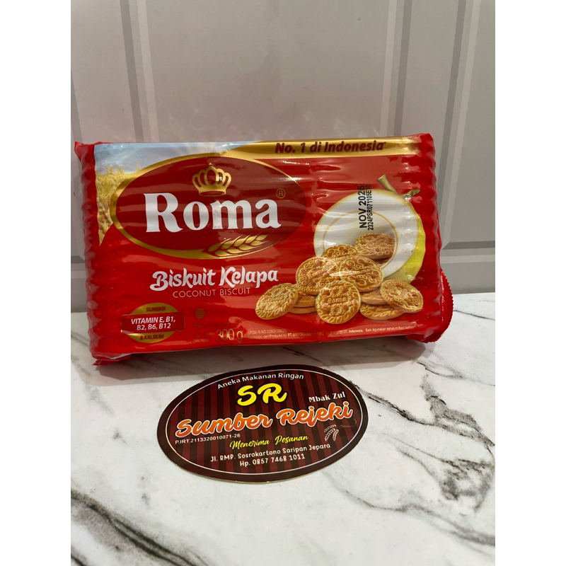 Jual ROMA BISKUIT KELAPA ISI 300 GRAM | Shopee Indonesia