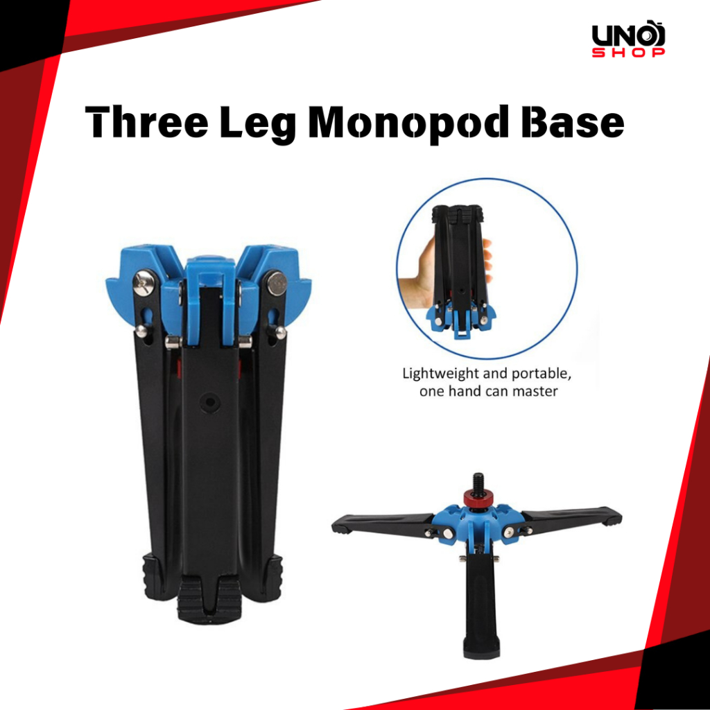 Jual Universal 3 Leg Monopod Base - Kaki Untuk Monopod | Shopee Indonesia