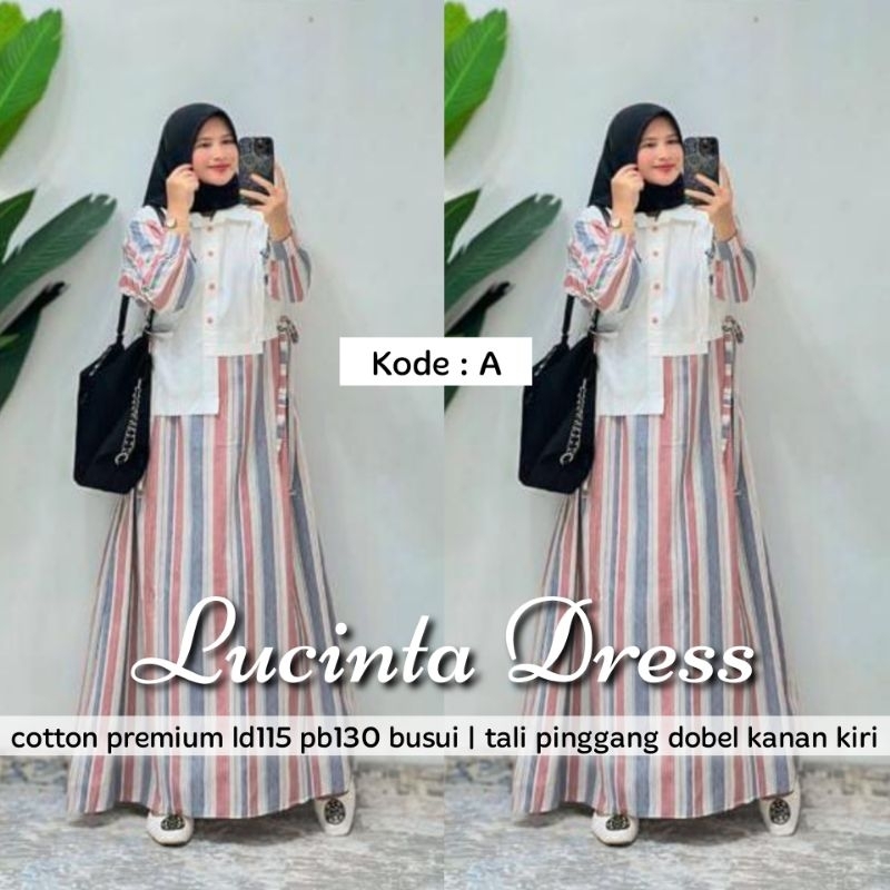 Jual LUCINTA DRESS | SAHILA DRESS | DEALOVA DRESS | DRESS WANITA KATUN KOTAK TERBARU BEST SELLER ...