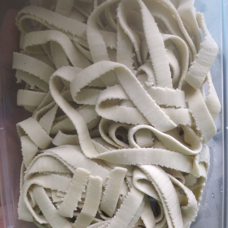 Jual Mie lebar sayur organik 300g (basah) | Shopee Indonesia