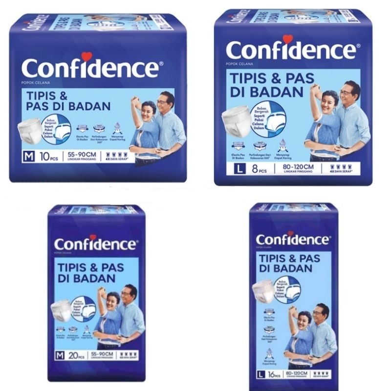 Jual Confidence Adult Pants Heavy Flow M10 / M20 / L8 / L16 Popok ...