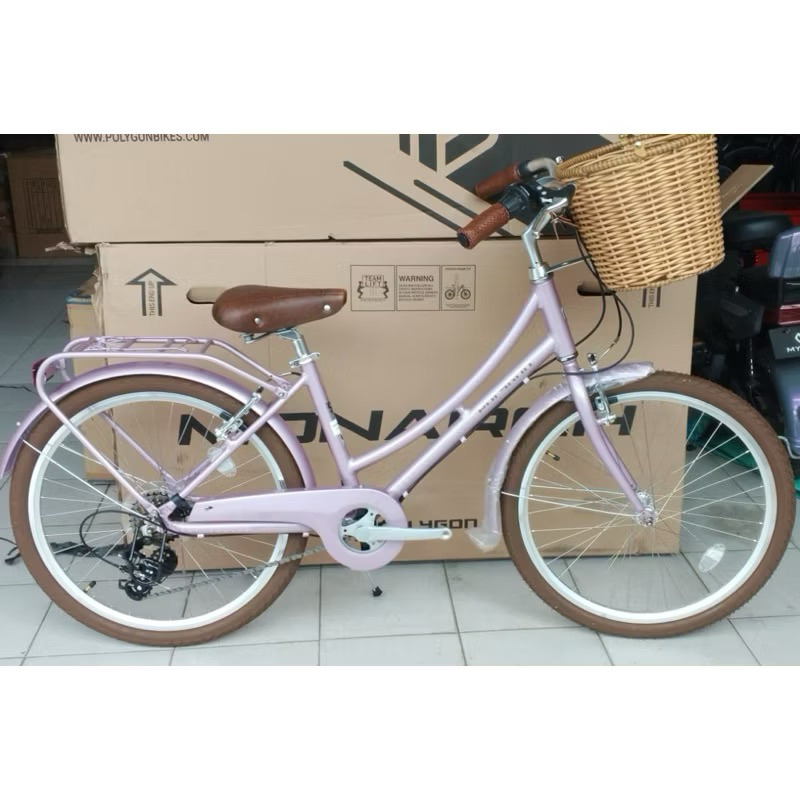 Jual Sepeda CITY BIKE / CTB / Sepeda Perempuan 24 INCH POLYGON OOSTEN ...