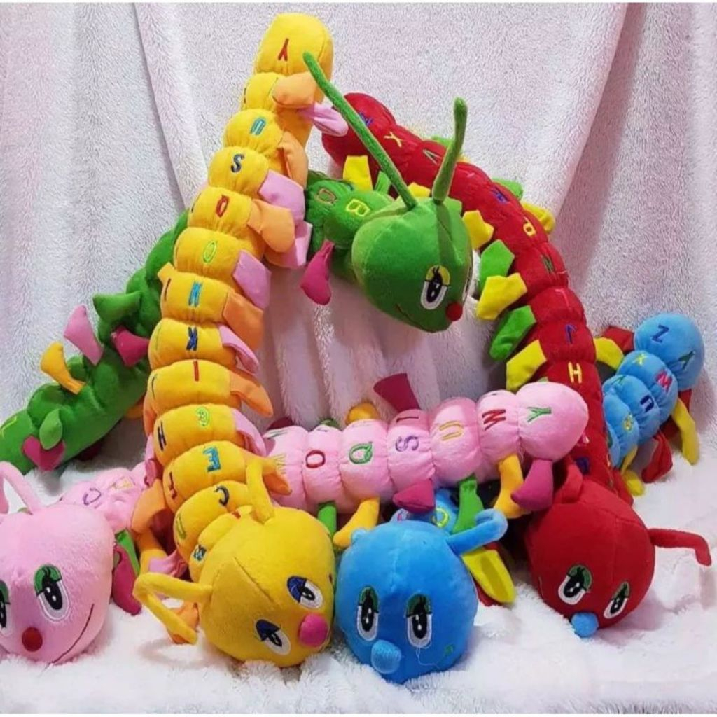 Jual Viral!! Boneka Ulat Ulil Jumbo 85 cm COCOK UNTUK DASBORD MOBIL ...