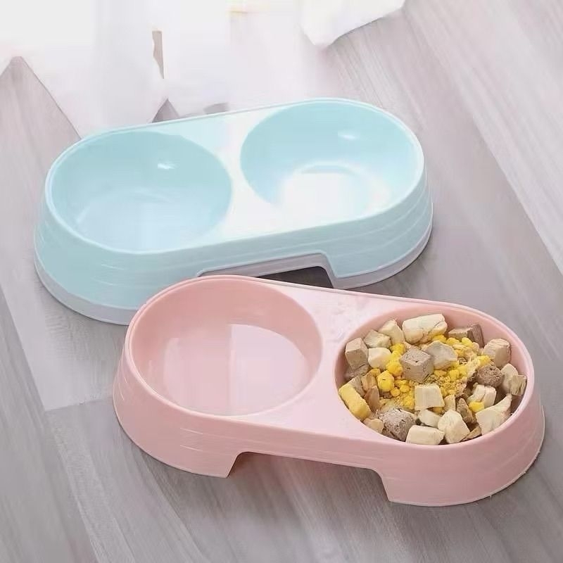 Jual Tempat Makan Kucing Mangkok Double Anti Licin Anti Semut | Shopee ...