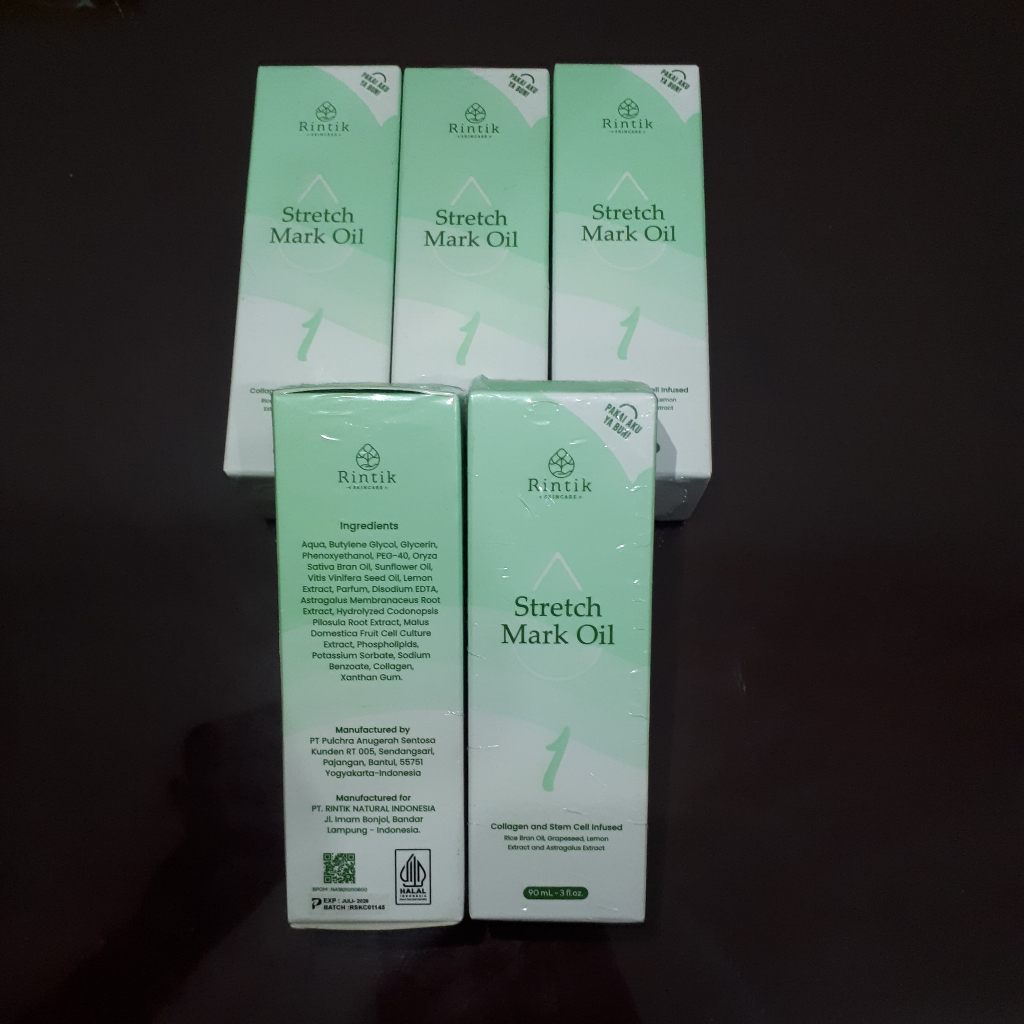 Jual [READY] Rintik Skincare Stretch Mark Oil - Pudarkan Stretchmark ...