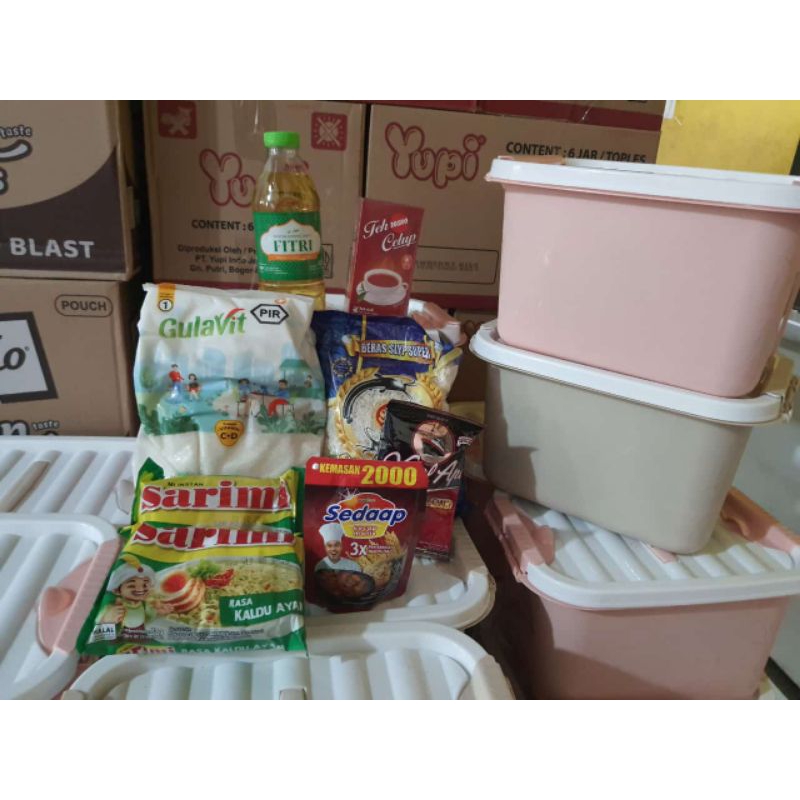 Jual paket sembako container paket hemat lebaran | Shopee Indonesia
