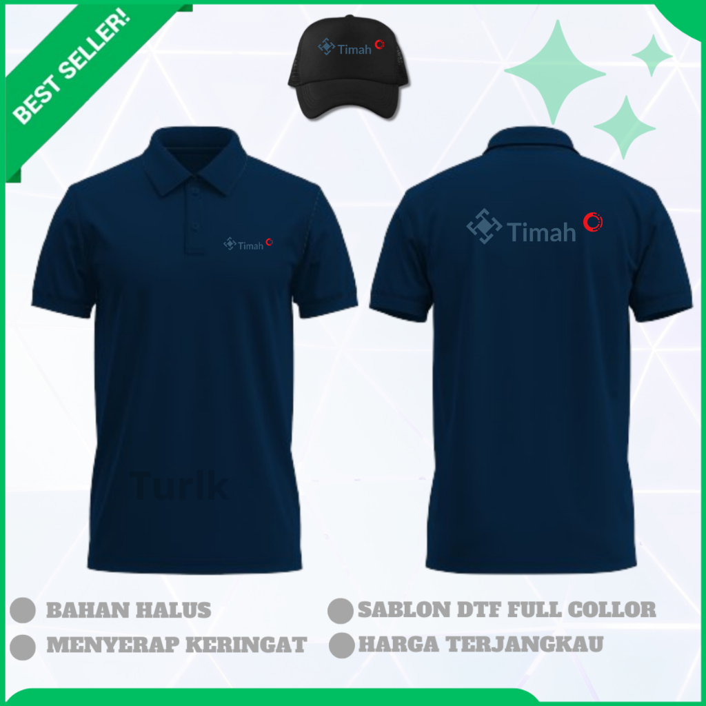 Jual Baju PT Timah Poloshirt PT Timah Custom | Shopee Indonesia