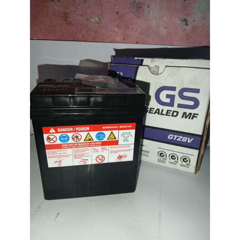 Jual Aki Motor GS ASTRA MF GTZ-8V GTZ8V untuk motor Yamaha R25, Honda ...
