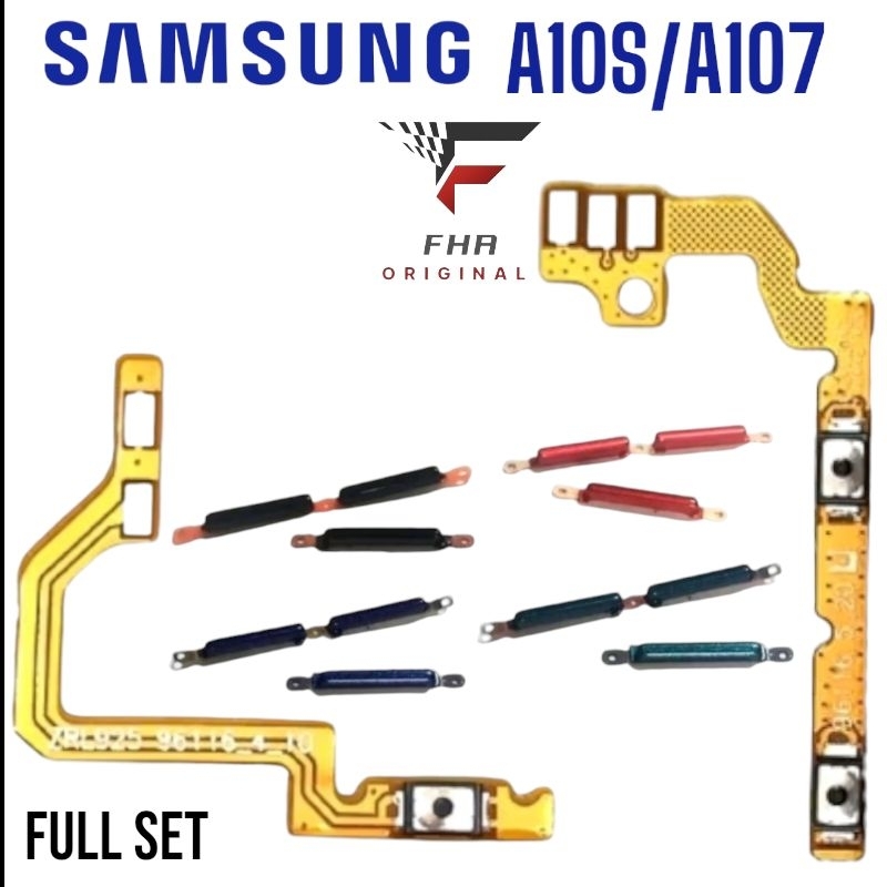 Jual FLEKSIBEL VOLUME ON OFF A10S / A107 SATU SET ORIGINAL FLEXIBLE VOLUME ON OF FLEX VOL ON OF ...