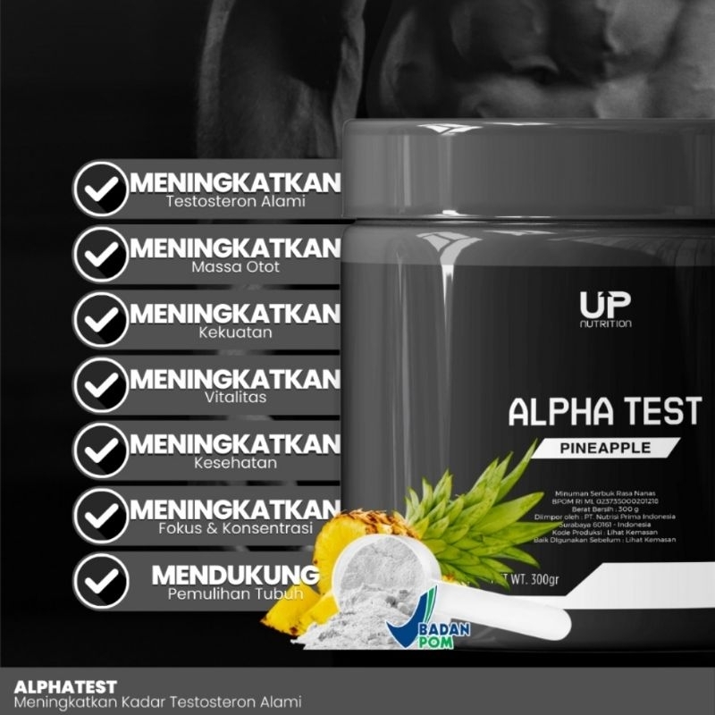 Jual UP Nutrition Alpha Test Testo Booster 40 Serving | Shopee Indonesia