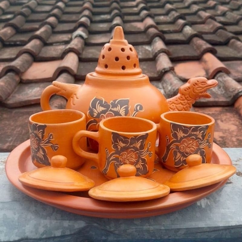 Jual POCI TANAH LIAT SET NAGA TEKO TANAH LIAT NAGA JUMBO | Shopee Indonesia