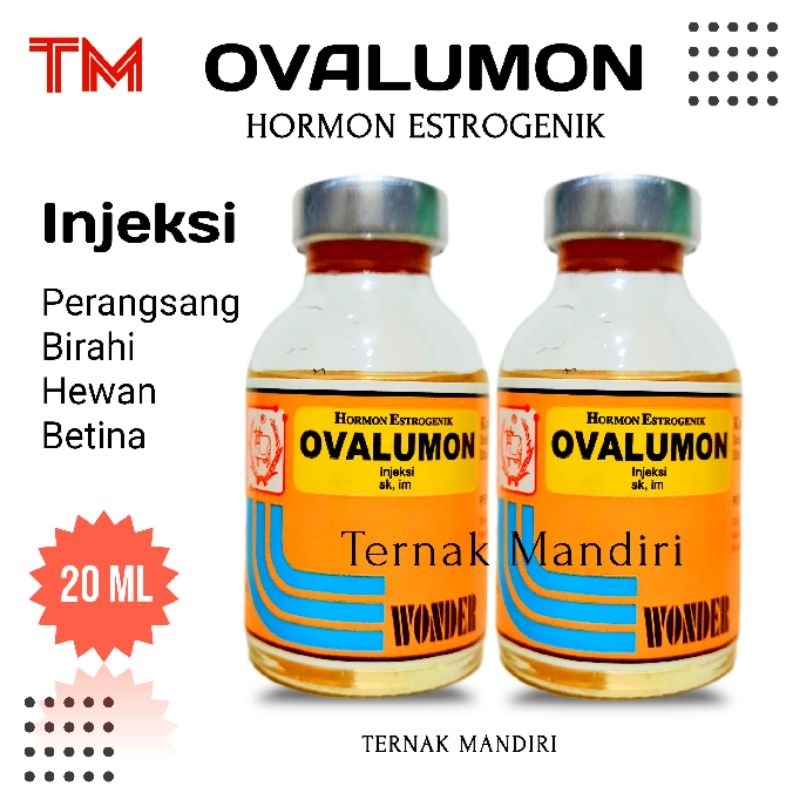 Jual OVALUMON 20ML Obat Injeksi Pemacu Birahi Hewan Betina sapi kambing ...