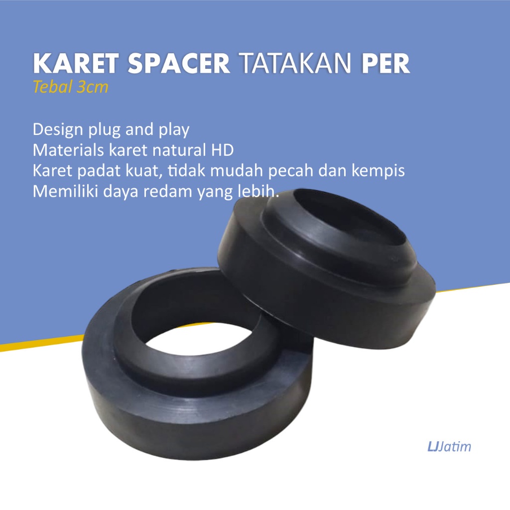 Jual Karet Spacer Per Belakang Atas Civic FD Tebal 3cm 2pcs | Shopee ...