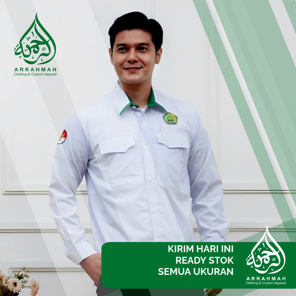 Jual Kemeja Pria / Wanita Seragam PDH Kementerian Agama Kemenag Terbaru ...