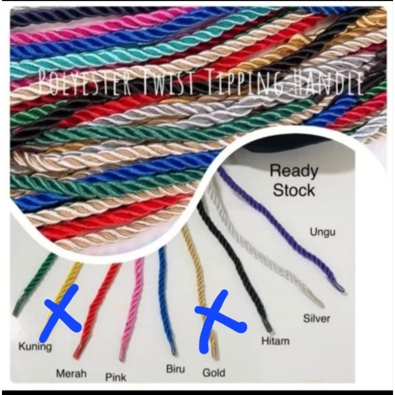 Jual Tali Tipping Polyester 40 cm | Shopee Indonesia