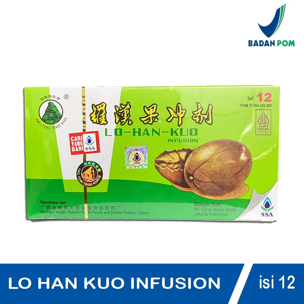 Jual LO HAN KUO INFUSION obat panas dalam - batuk - sakit tenggorokan ...