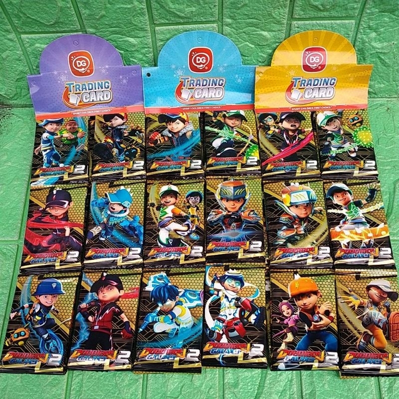 Jual 12 sachet Mainan Kartu Seri BOBOIBOY Baraju Galaxy 2 New Version ...