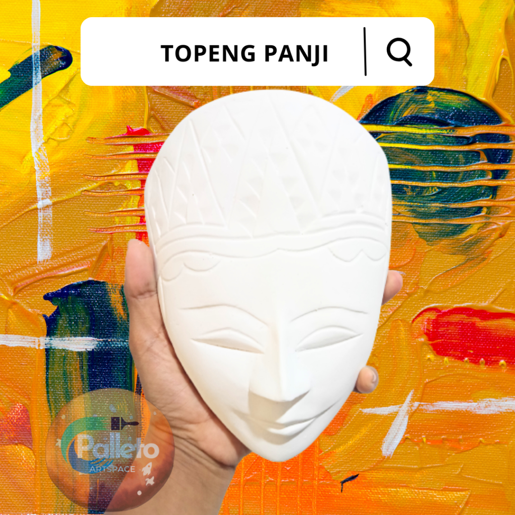 Jual TOPENG GYPSUM LUKIS PANJI PRAKARYA | Shopee Indonesia