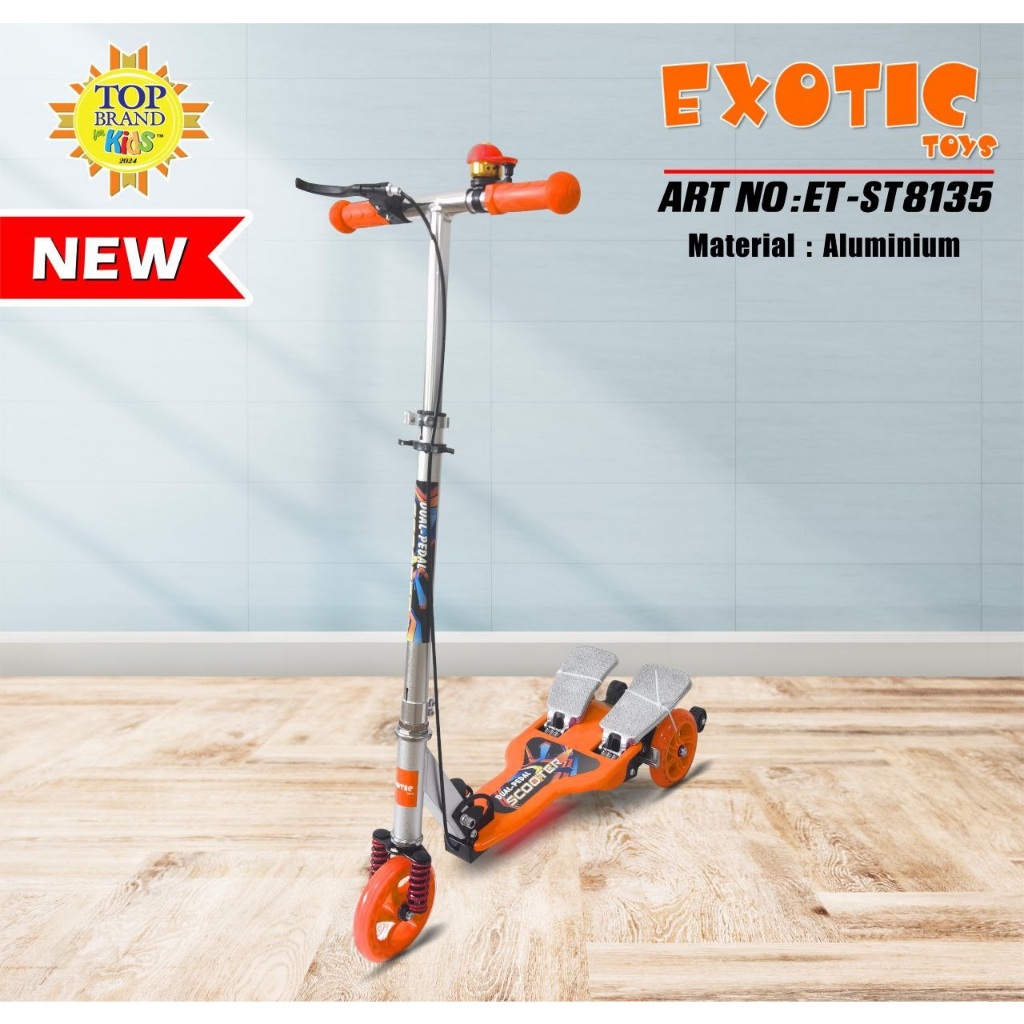 Jual Skuter Scooter Otoped Anak Dua Pedal Injek Exotic 2 ST-8135 ...