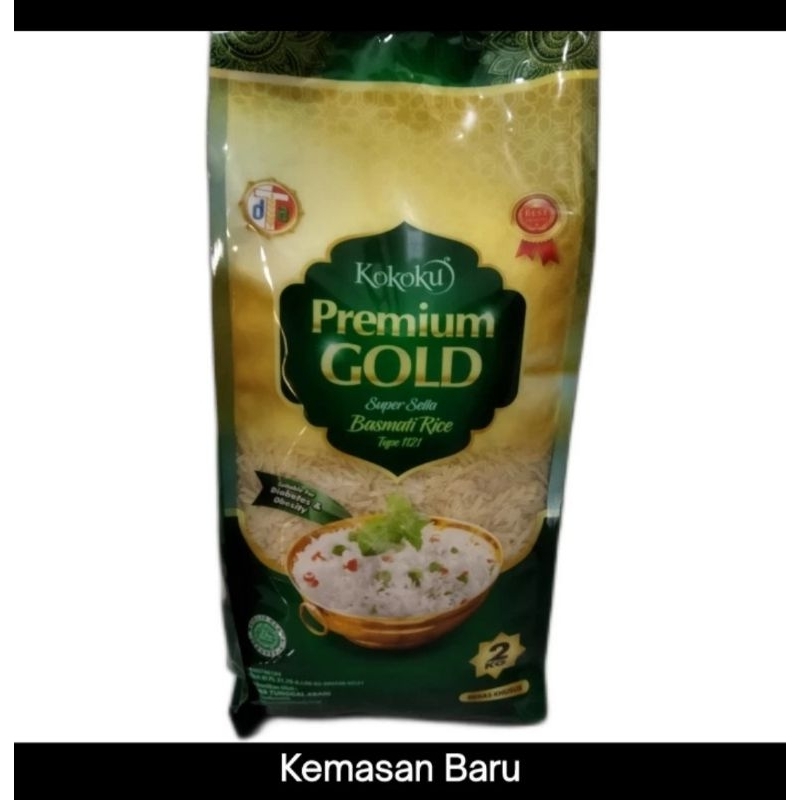 Jual Beras Basmati Premium Gold 2 Kg | Shopee Indonesia