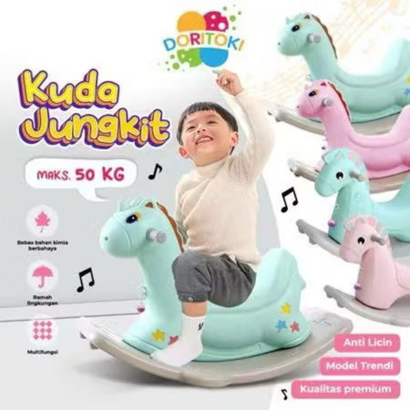 Jual MOLION Mainan SNI Anak Kuda Kudaan Jungkat Jungkit Rocking Horse ...