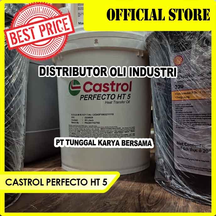 Jual CASTROL PERFECTO HT 5 ( Premium Heat Transfer Oil ) | Shopee Indonesia