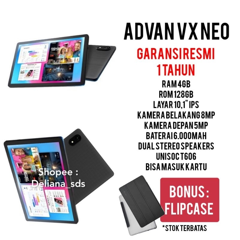 Jual Advan VX Neo 4/128 Garansi Resmi 1 Tahun Tab Advan VX Neo 4/128 ...
