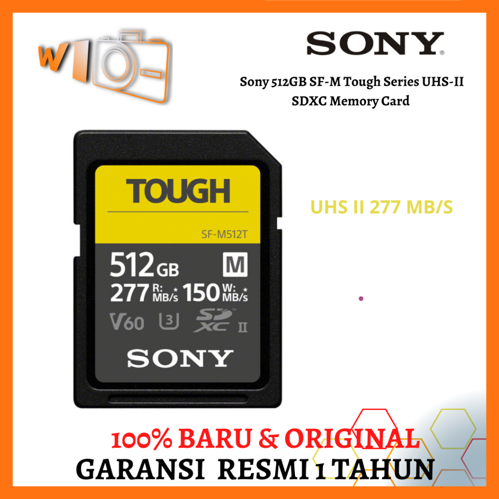 Jual Sony 512GB SF-M Tough Series UHS-II SDXC Memory Card | Shopee ...