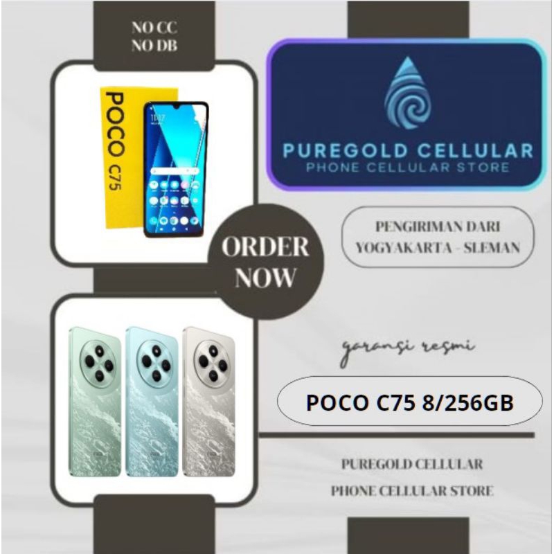 Jual Xiaomi POCO C75 (8/256 & 6/128) Garansi Resmi | Shopee Indonesia