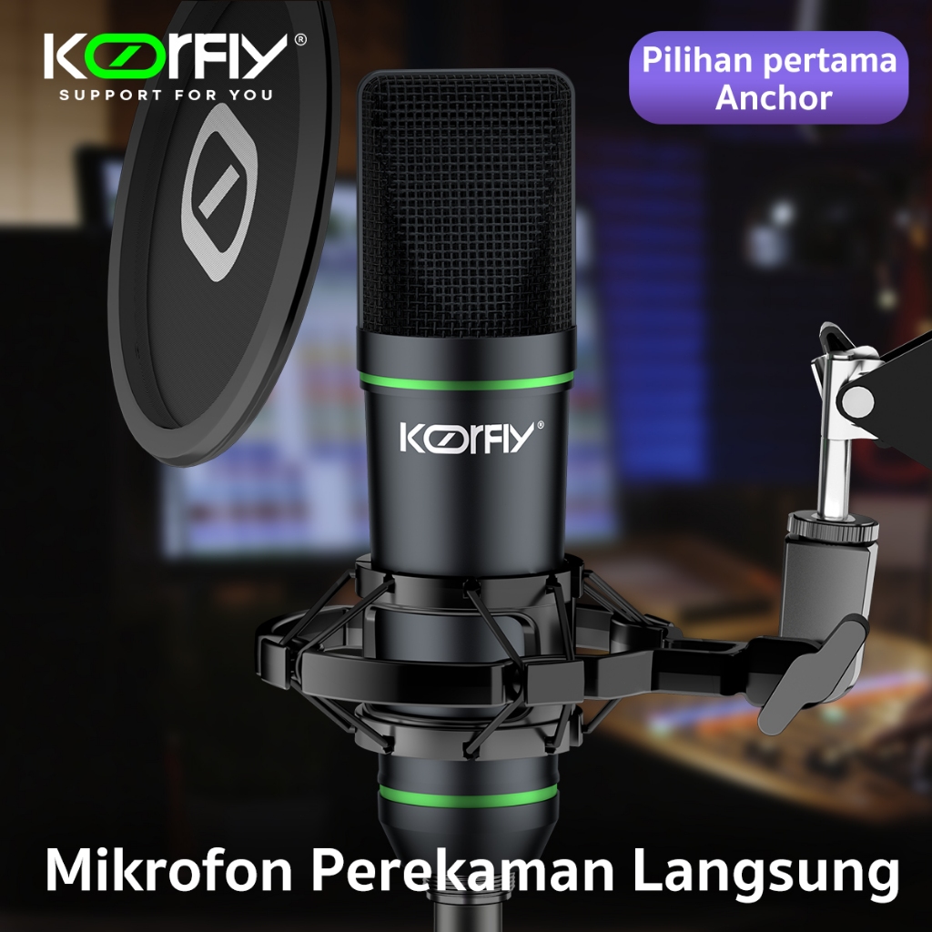 Jual mic condenser Koorfly U87PRO Ori 48V mikrofon kondensor Kit ...