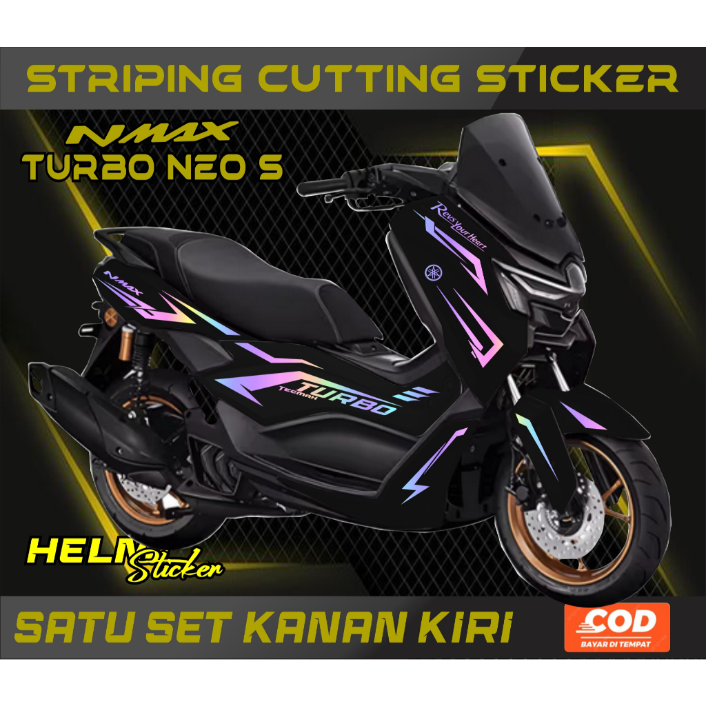 Jual STRIPING CUTTING STICKER YAMAHA NMAX NEO S TURBO LIS VARIASI ...
