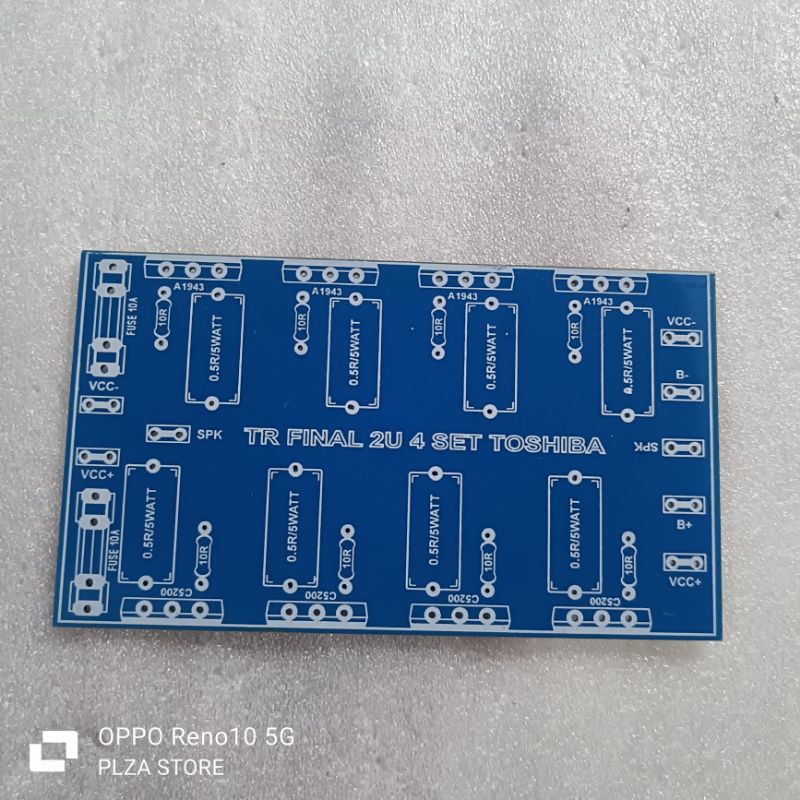 Jual Pcb Tr final 2U 4 set Toshiba 13 x 7.5cm Pcb final 4set Toshiba 2u ...