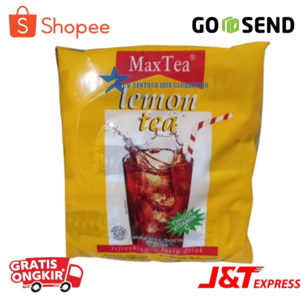 Jual MaxTea - Lemon Tea [ Harga per 30 Sachet ] | Shopee Indonesia
