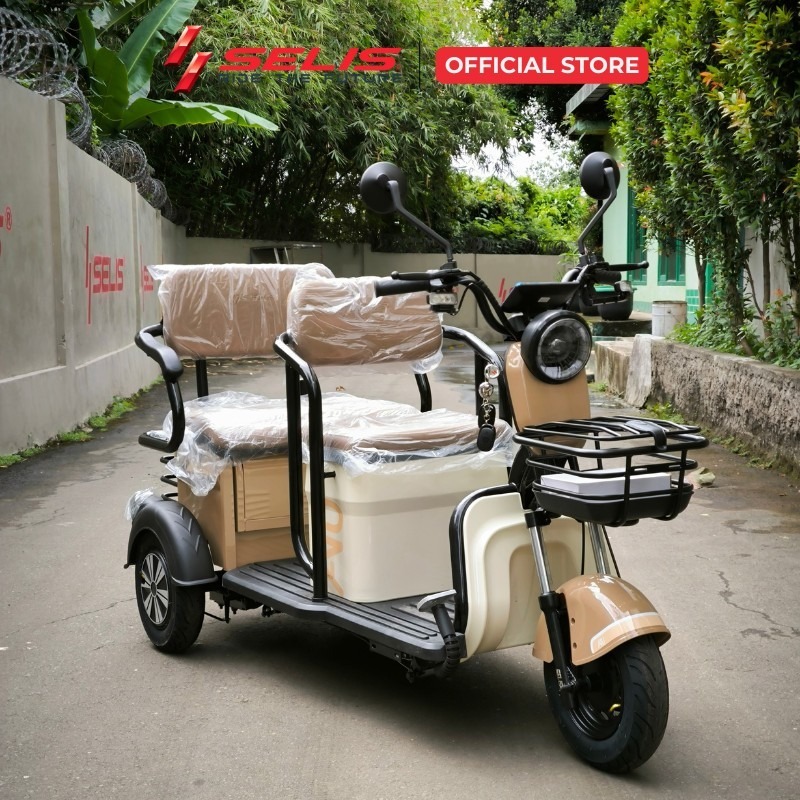 Jual SELIS Sepeda Listrik Roda 3 New Borneo | Shopee Indonesia