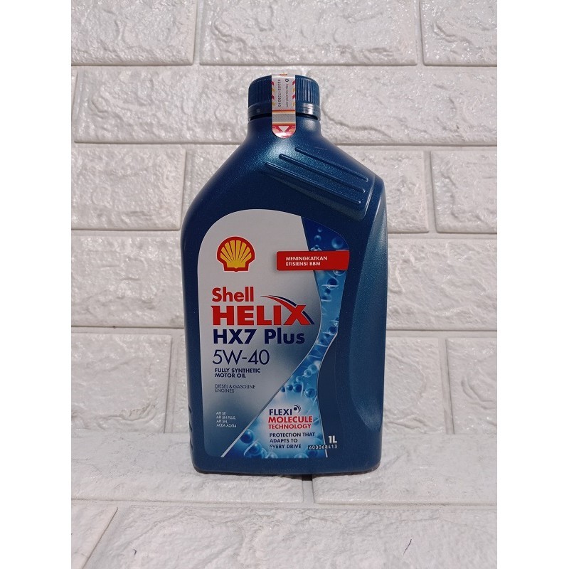 Jual SHELL HELIX HX7 API SN PLUS FULL SYNTHETIC SAE 5W-40 ISI 1 LITER ...
