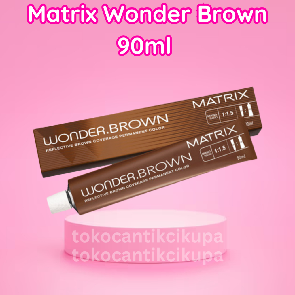 Jual MATRIX Wonder Brown 90ml Cat Rambut Coklat Salon Professional Hair ...