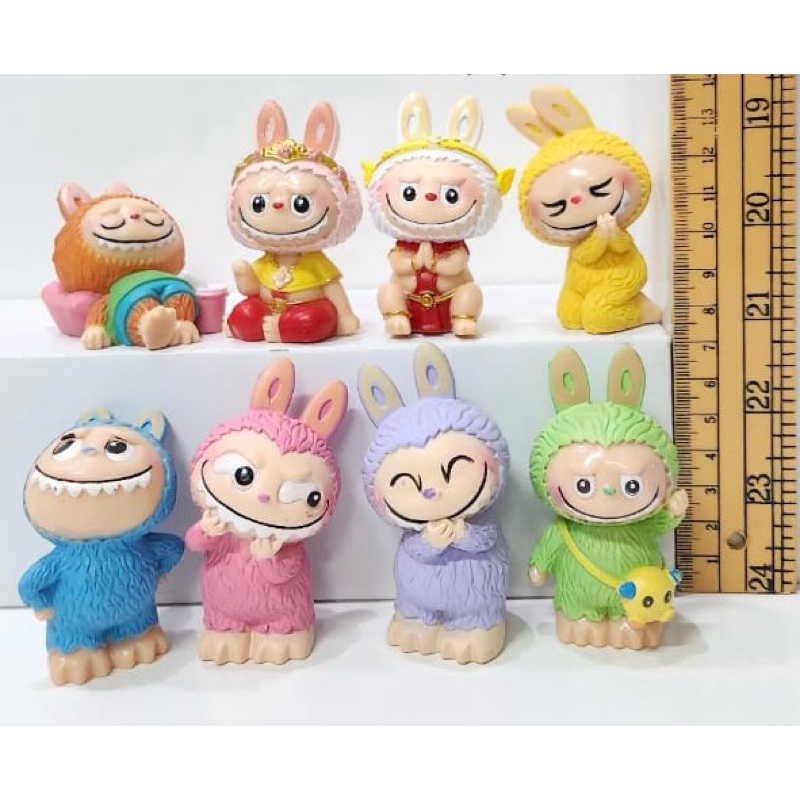 Jual action figure labubu set isi 8 | Shopee Indonesia