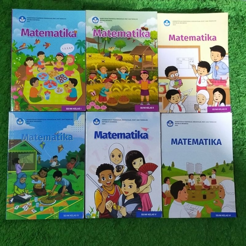 Jual ORIGINAL BUKU MATEMATIKA KELAS 1 2 3 4 5 6 SD/MI KURIKULUM MERDEKA | Shopee Indonesia