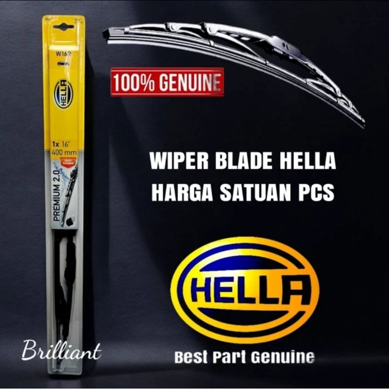 Jual Wiper / Kipas Kaca Mobil - HELLA Original Blade Besi - Harga ...