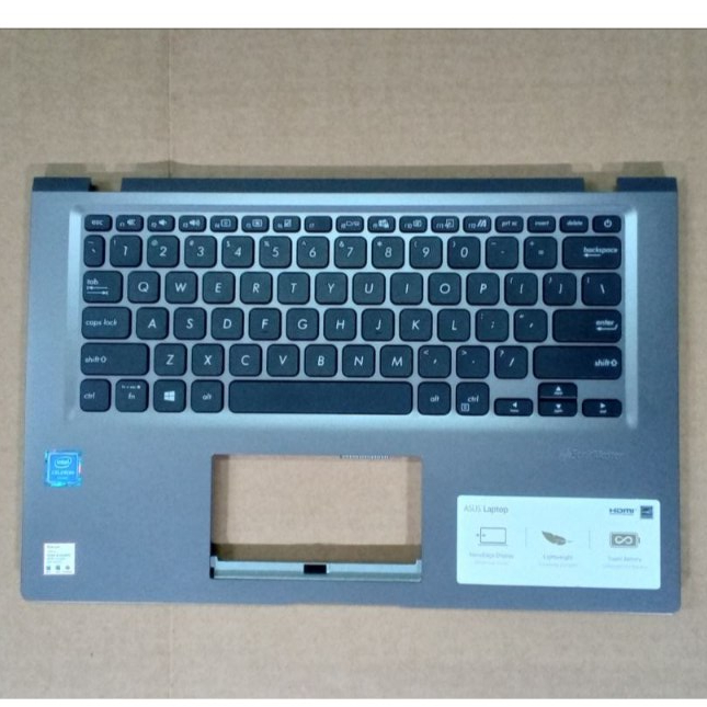 Jual Top case Palm Rest Frame Keyboard Asus X415 Series Gray Mulus ...