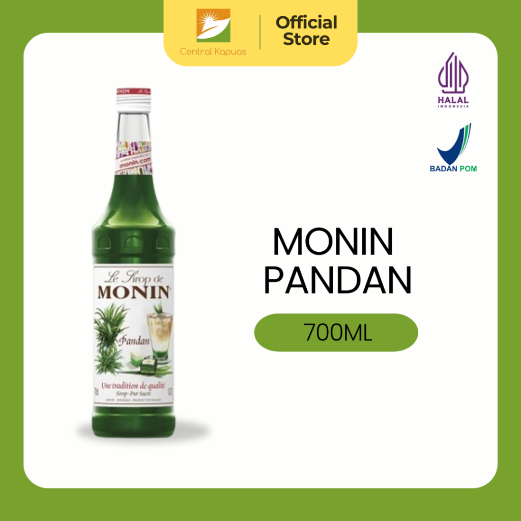 Jual MONIN Premium Syrup Pandan | Shopee Indonesia