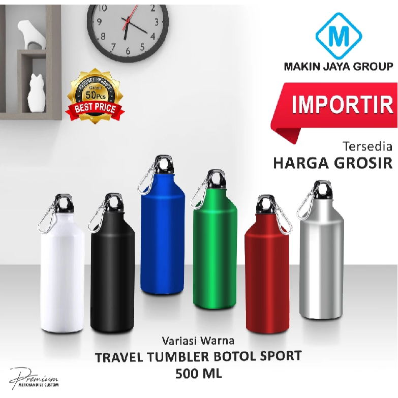 Jual BISA COD BOTOL SPORT 500ML BOTOL CARABINER BOTOL SEPEDA OLAHRAGA ...