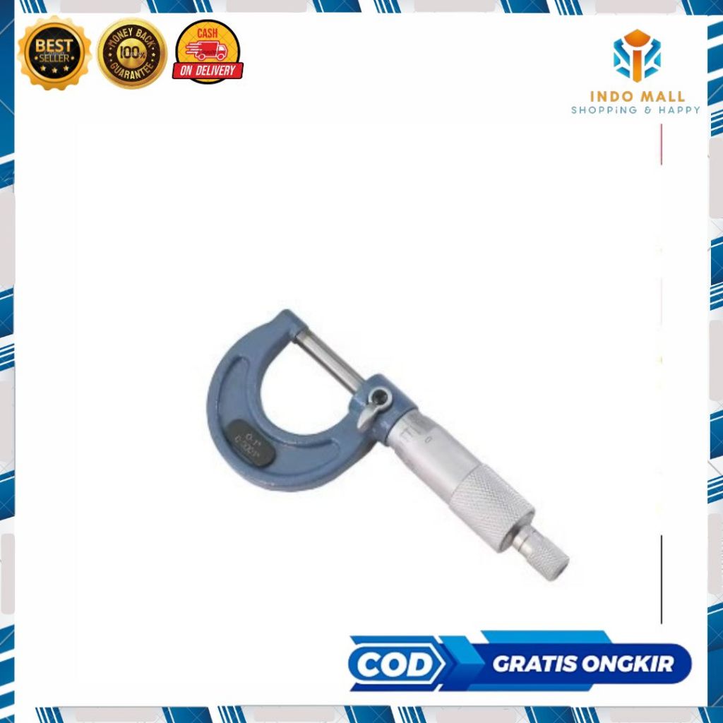 Jual ALAT UKUR KETEBALAN / MICROMETER 0 - 25 MM - MIKROMETER DIAMETER ...