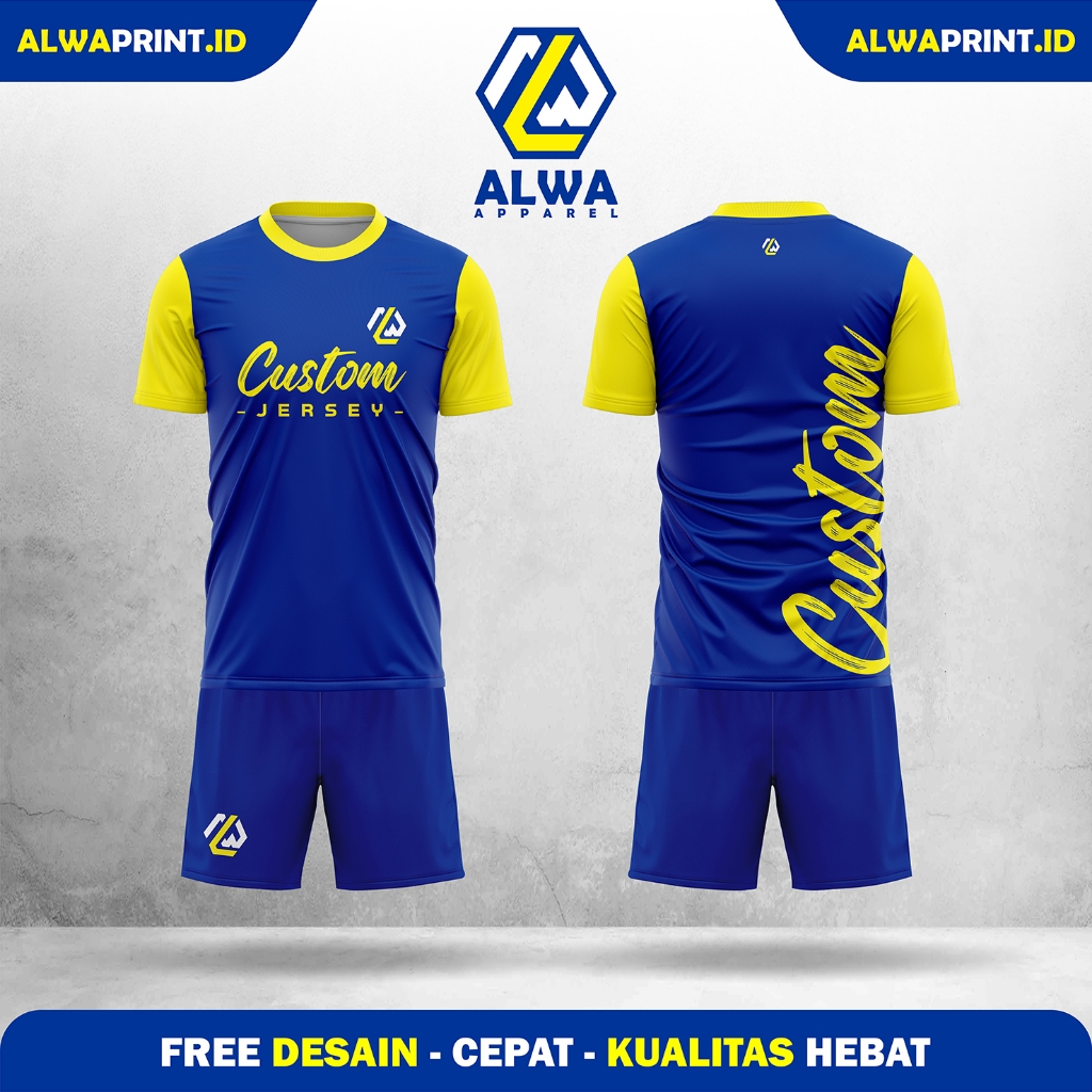 Jual JERSEY FULL PRINT, BISA CUSTOM, FREE DESAIN BISA SATUAN | STELAN ...