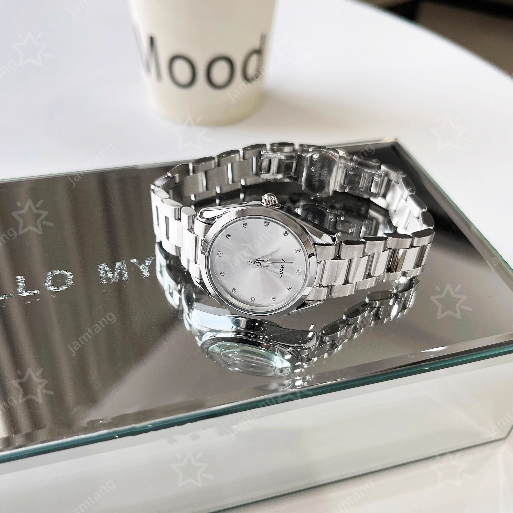 Jual Jam Tangan Kuarsa Wanita Crystal Original Casual Arloji Minimalist ...